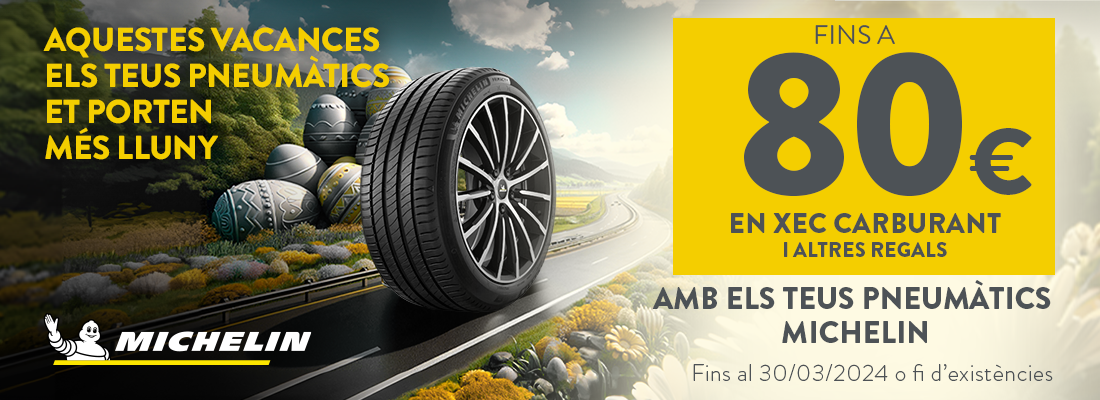Michelin Fins a 80€ en Xec Carburant - Rodi Andorra